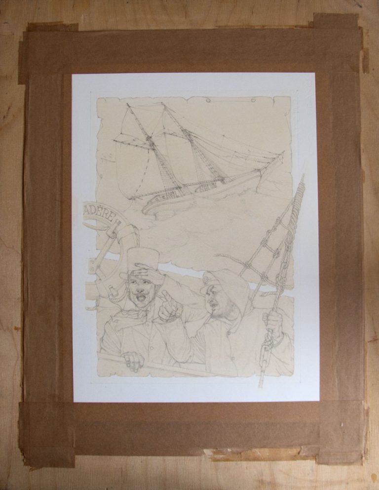 The making off Illustration - Lev Kaplan